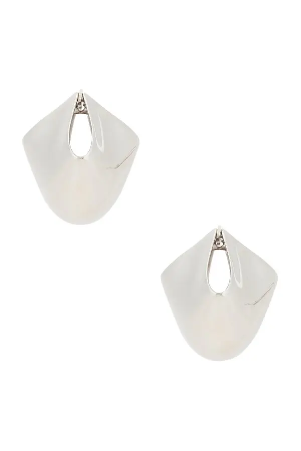 Khaite Lotus Medium Earrings - Silver