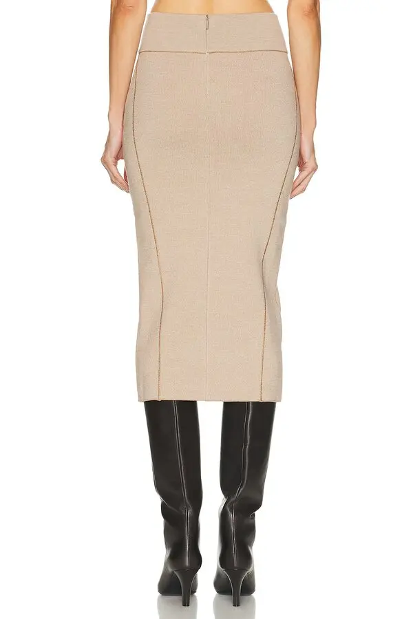 Jacquemus La Jupe Maille Doppio