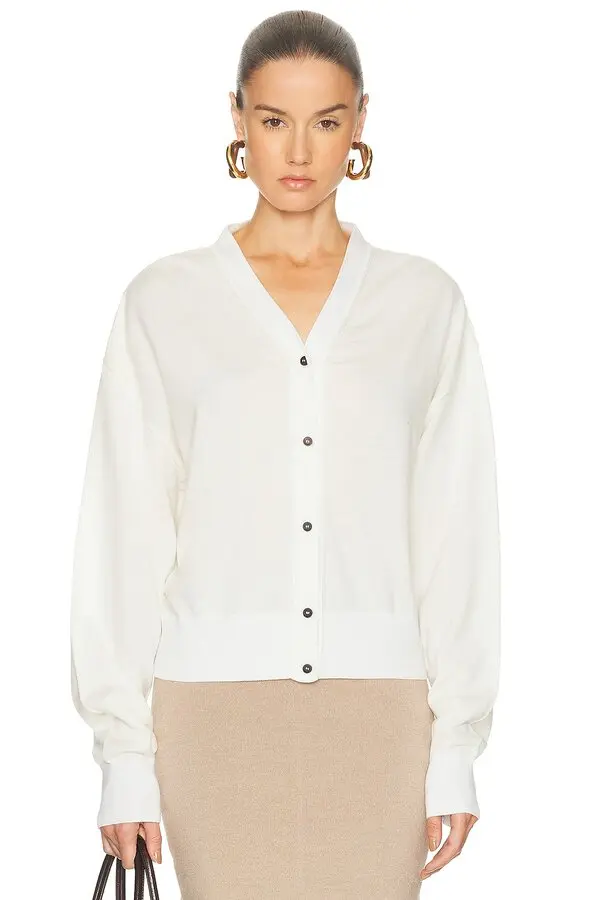 Jacquemus Le Cardigan Brode - Off White