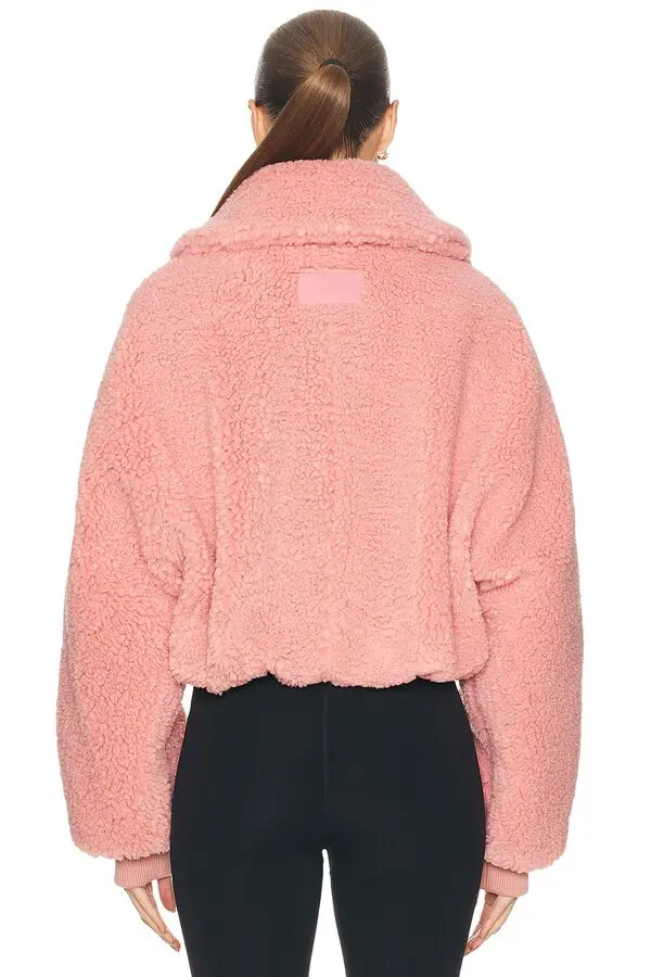Givenchy Faux Fur Bomber Jacket - Light Pink
