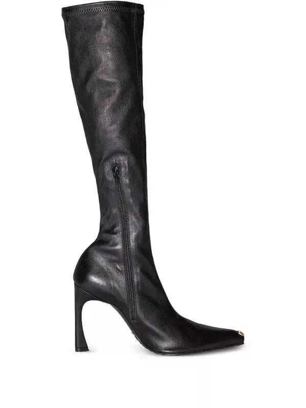MARINE SERRE Knee High Heeled Boots