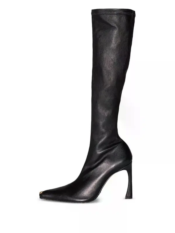 MARINE SERRE Knee High Heeled Boots