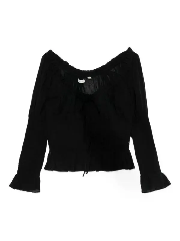 DÔEN Baptisia Puff-sleeve Top