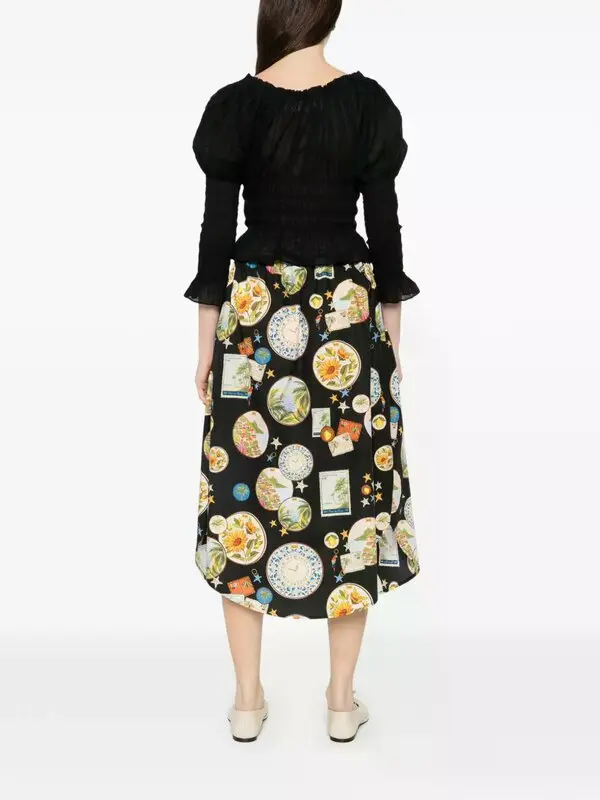 DÔEN Baptisia Puff-sleeve Top