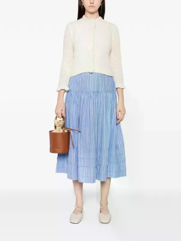 DÔEN Claudie Frills Perforated Cardigan