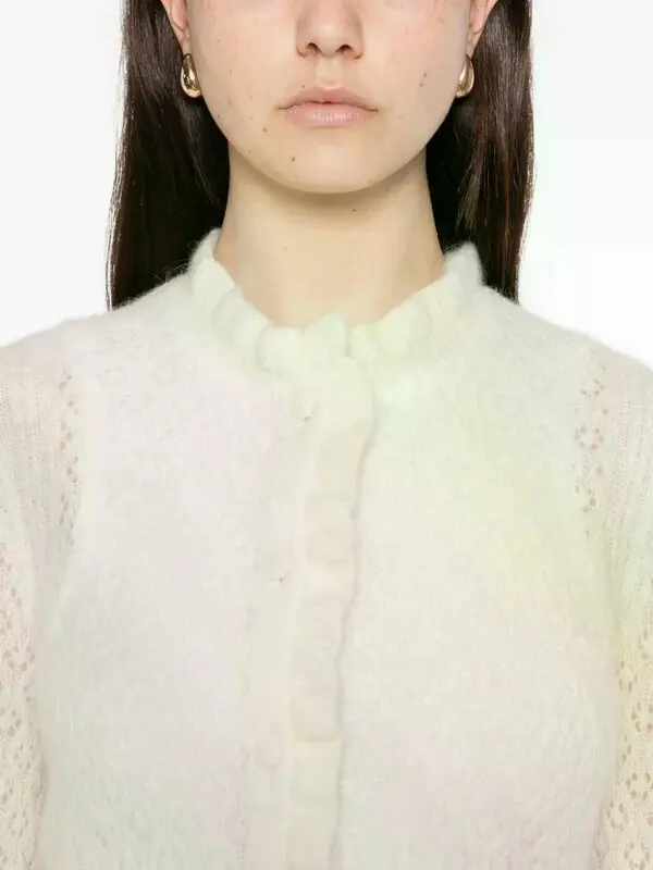 DÔEN Claudie Frills Perforated Cardigan