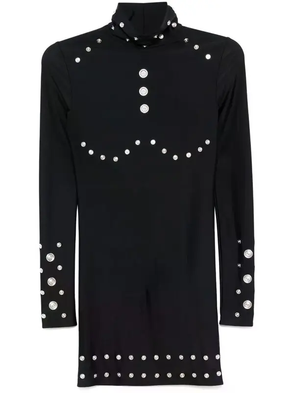 Coperni Snaps Mini Dress - Black