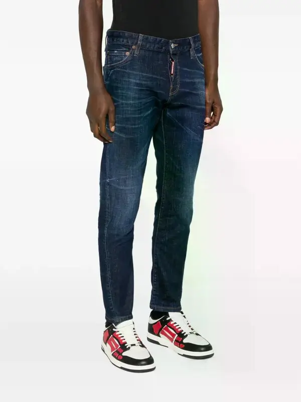 Dsquared2 Logo-patch Jeans - Blue