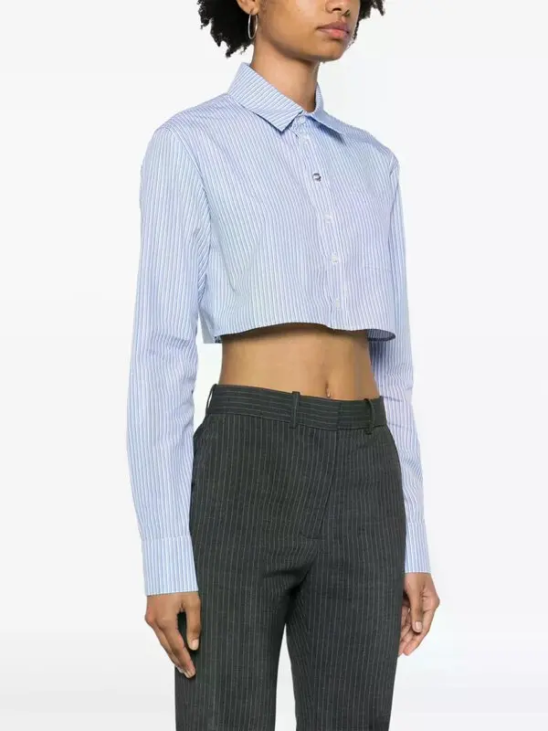 Coperni Pinstripe Tailored Trousers - Grey