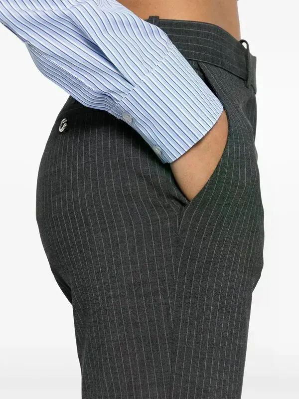 Coperni Pinstripe Tailored Trousers - Grey