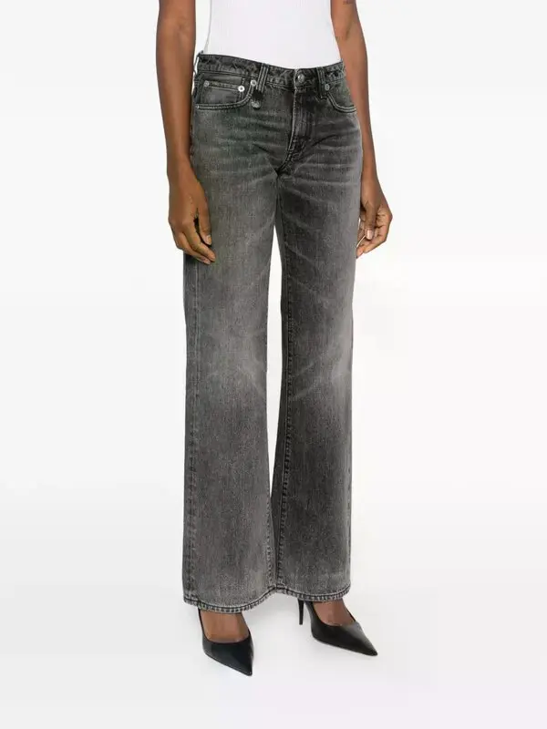R13 Effie Faded Effect Jeans