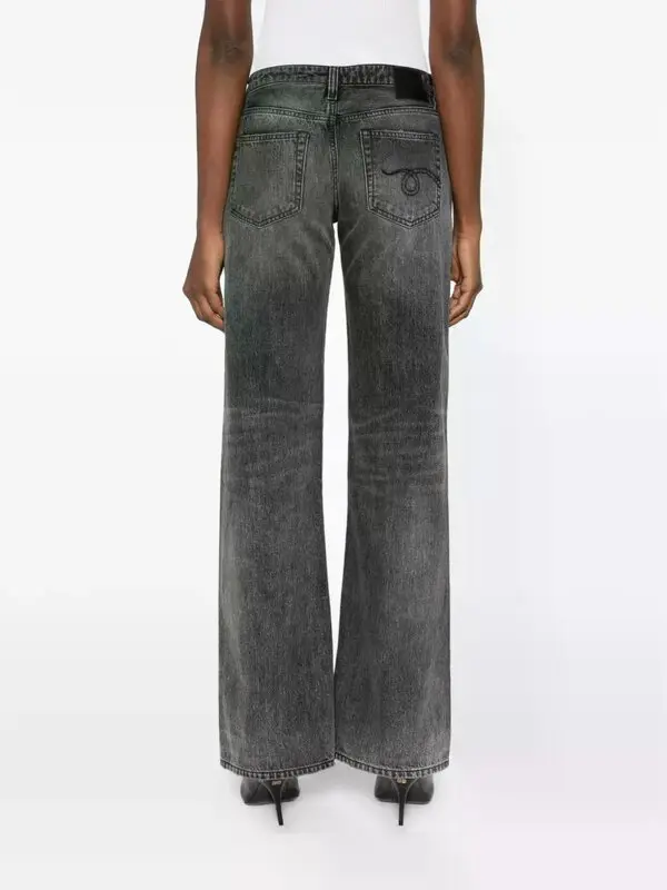 R13 Effie Faded Effect Jeans