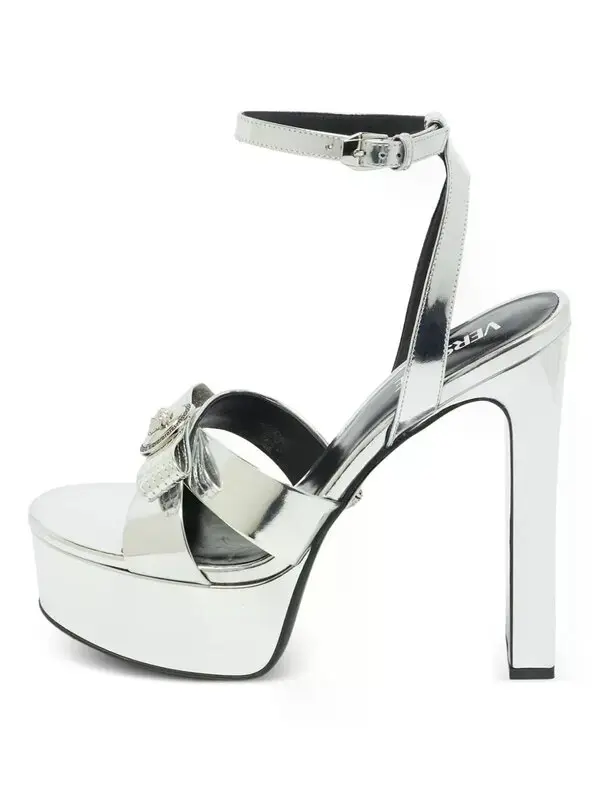 Versace Platform Sandals - Silver