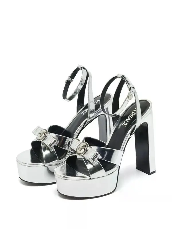 Versace Platform Sandals - Silver