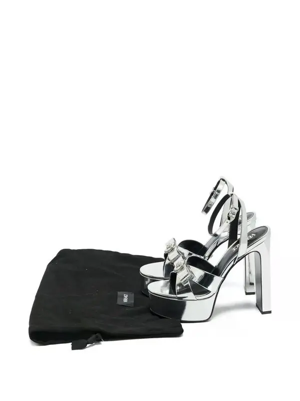 Versace Platform Sandals - Silver