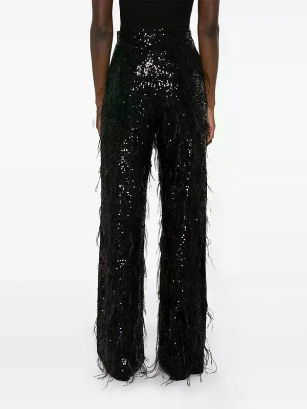 NISSA Sequin-embellished Trousers