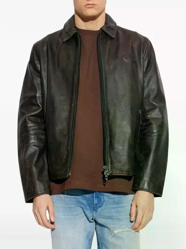 DIESEL® L-amar-wrd Leather Jacket