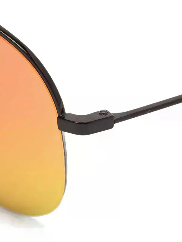 Victoria Beckham Mirrored Pilot-frame Sunglasses