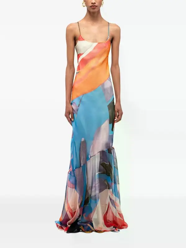 DONDE ESTEBAN Palenque Floral Maxi Dress