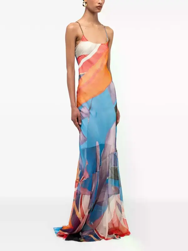 DONDE ESTEBAN Palenque Floral Maxi Dress