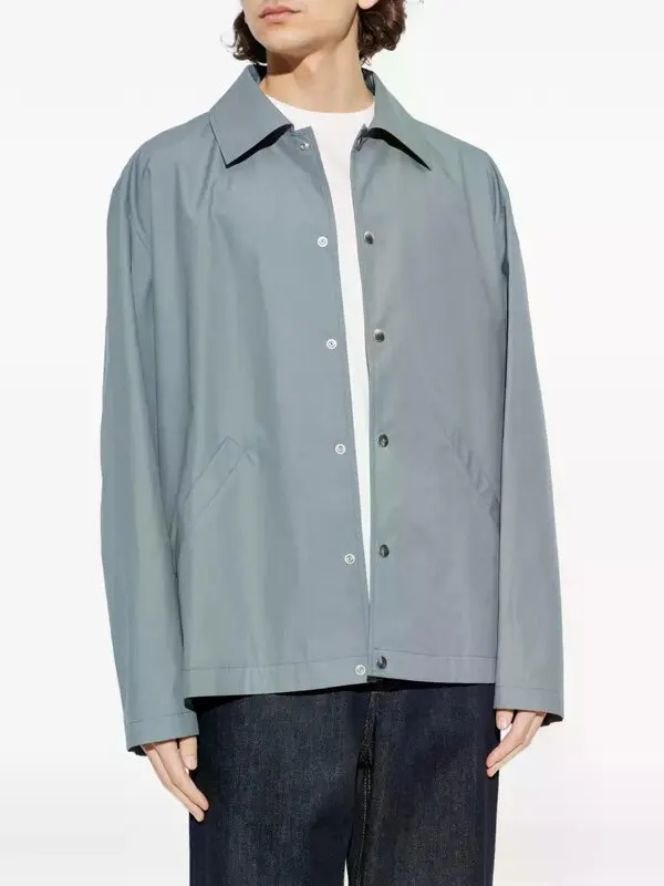 JIL SANDER Cotton Jacket - Blue
