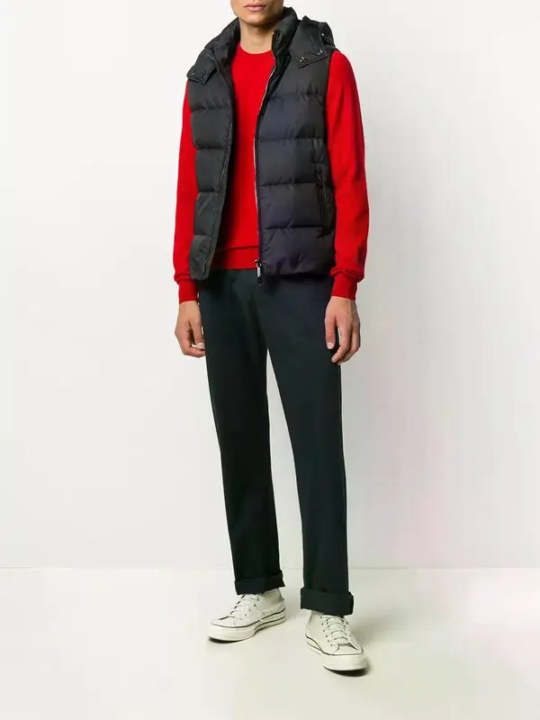 Malo Crew-neck Cashmere Sweater - Red