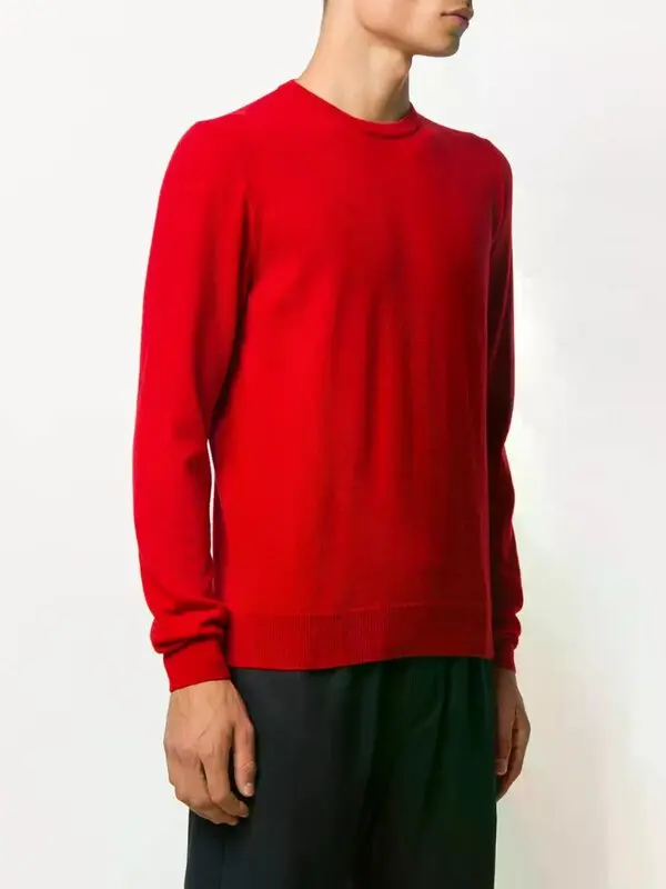 Malo Crew-neck Cashmere Sweater - Red