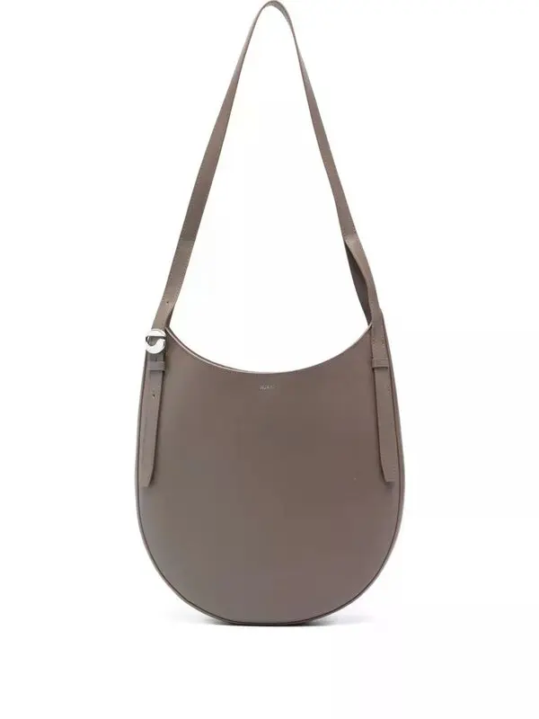 Coperni Ring-detail Shoulder Bag - Brown