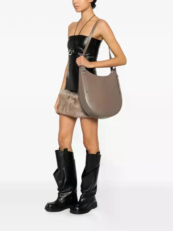Coperni Ring-detail Shoulder Bag - Brown
