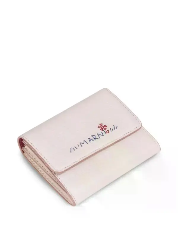 Marni Gusseted-embroidered Wallet