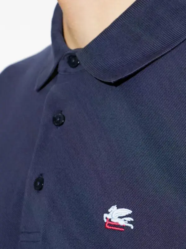 Etro Pegaso-embroidery Polo Shirt