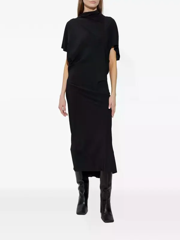 Rick Owens Stadium Seb Midi Dress - Black