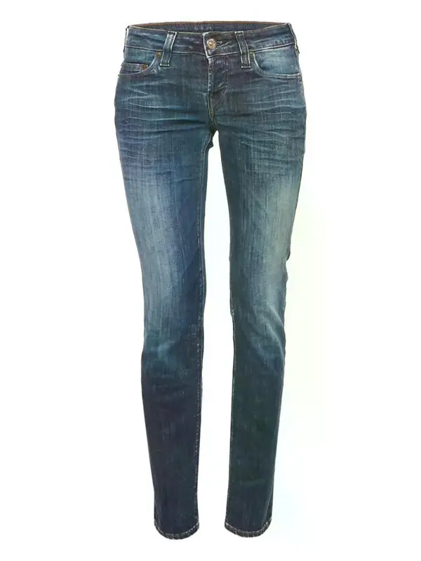 True Religion Shannon Jeans With Contrast Stitching And Faded Effect