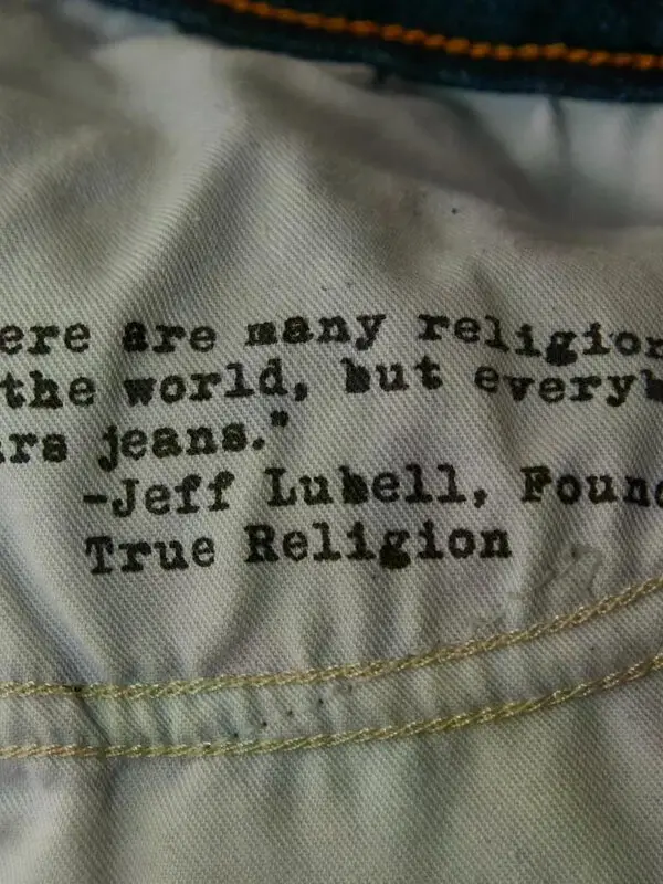 True Religion Shannon Jeans With Contrast Stitching And Faded Effect