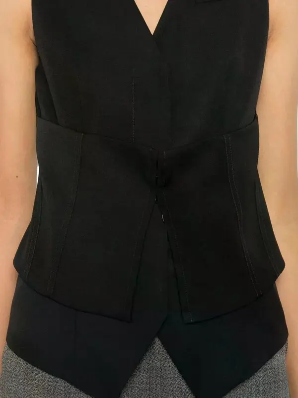 Alexander McQueen Tie Waist Vest