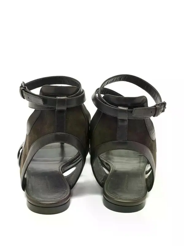 Balenciaga Strappy Leather Sandals
