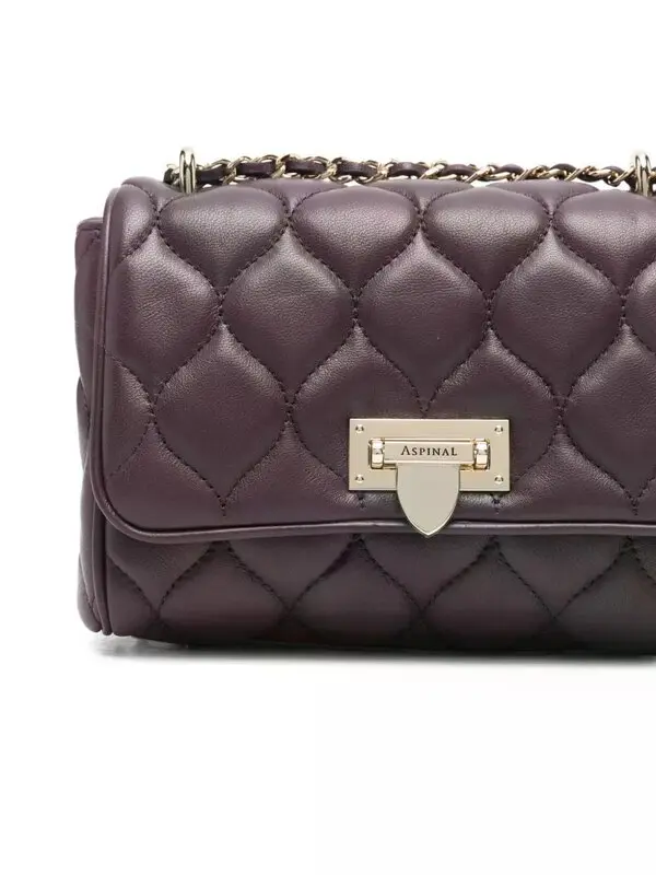 ASPINAL OF LONDON Quilted Chain Satchel