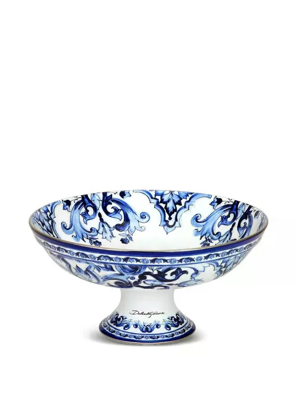 Dolce & Gabbana Floral Porcelain Fruit Bowl
