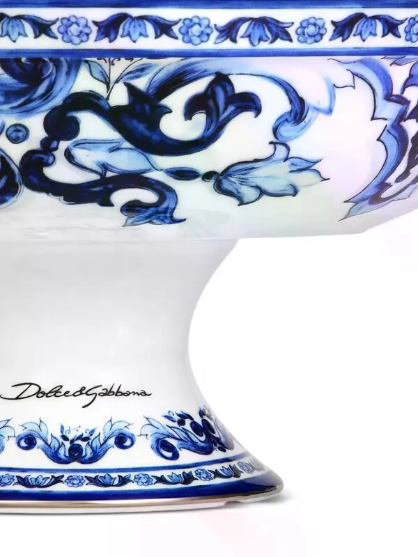 Dolce & Gabbana Floral Porcelain Fruit Bowl
