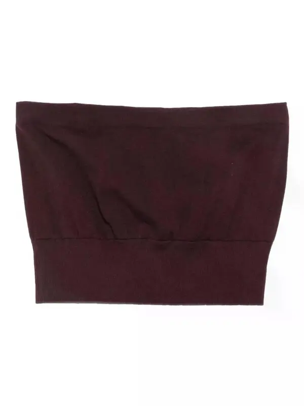 Wolford Ribbed Bandeau Top - Purple