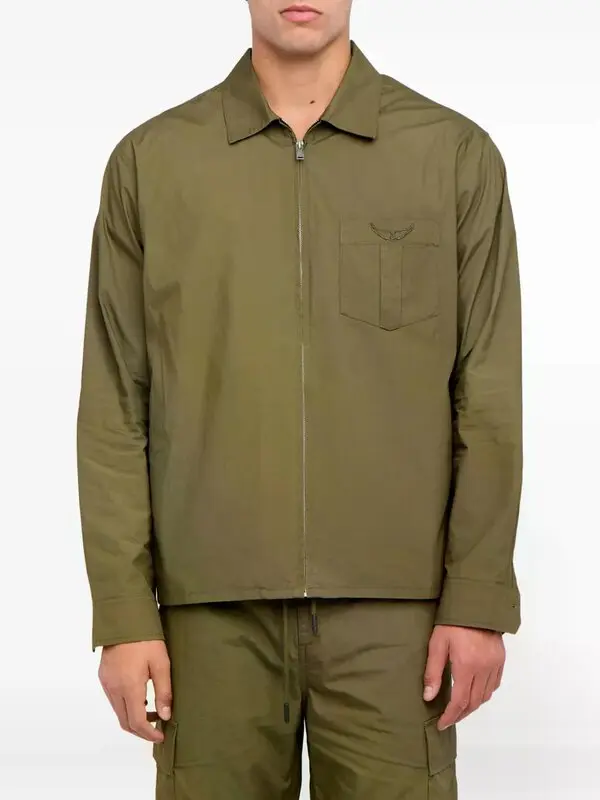 Zadig&Voltaire Suzy Zip-fastening Pocket Shirt - Green