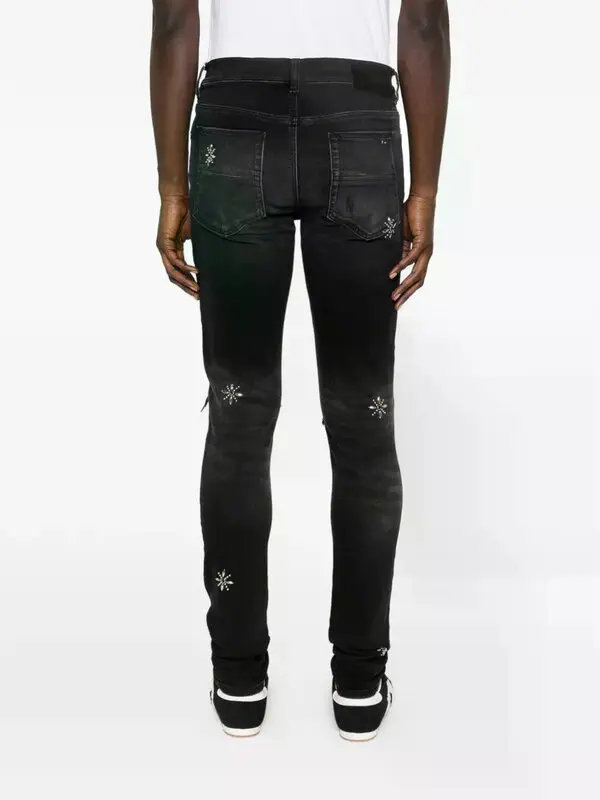 Amiri Embellished Denim Jeans