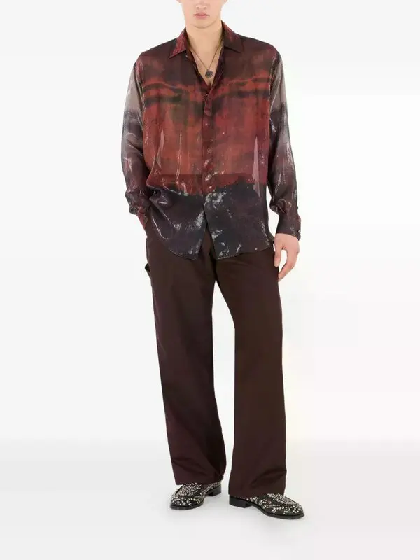 Roberto Cavalli Button-fastening Pocket Trousers