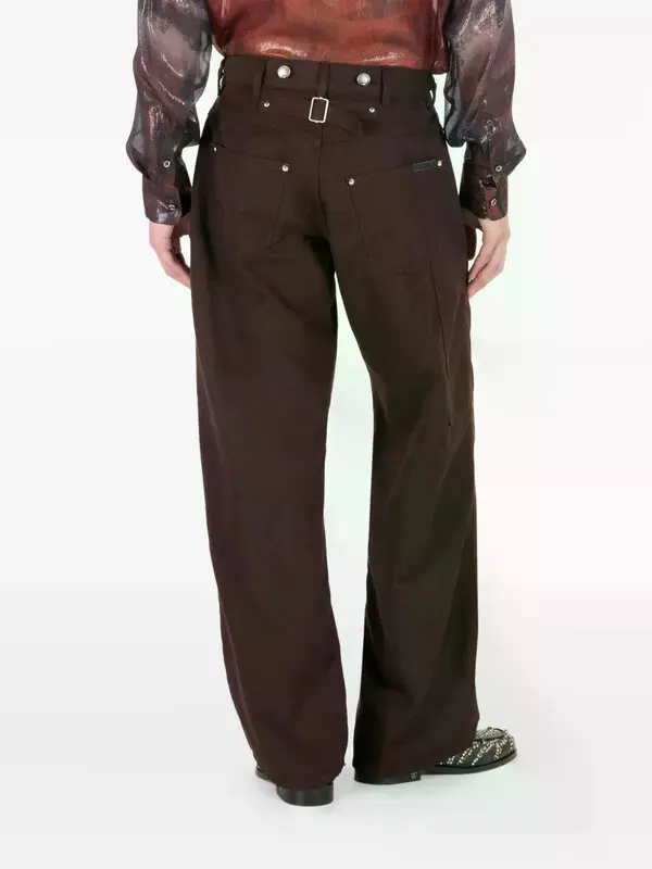 Roberto Cavalli Button-fastening Pocket Trousers