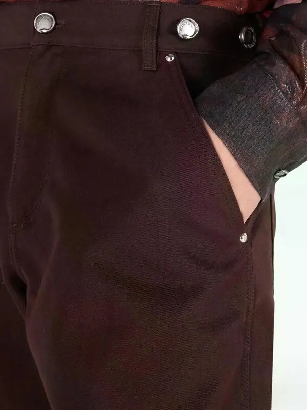 Roberto Cavalli Button-fastening Pocket Trousers
