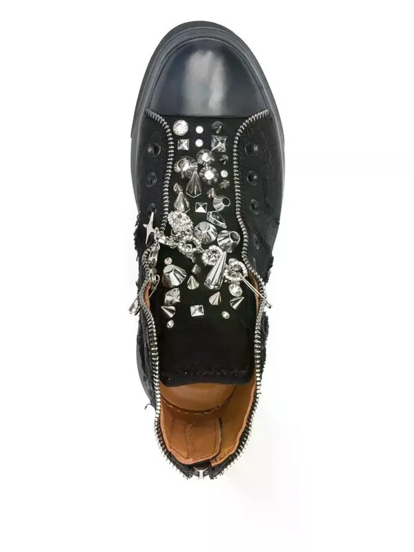 R13 Zip-detail Sneakers