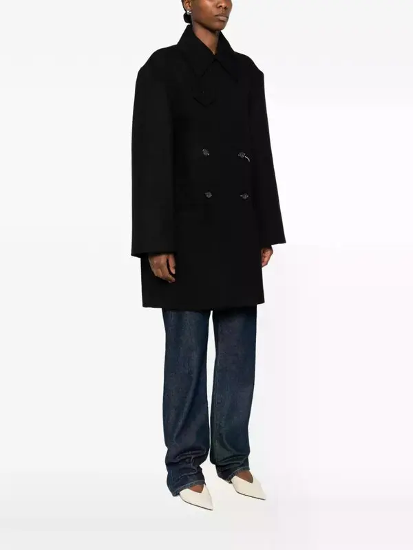 TOTEME Broad Double-breasted Pea Coat