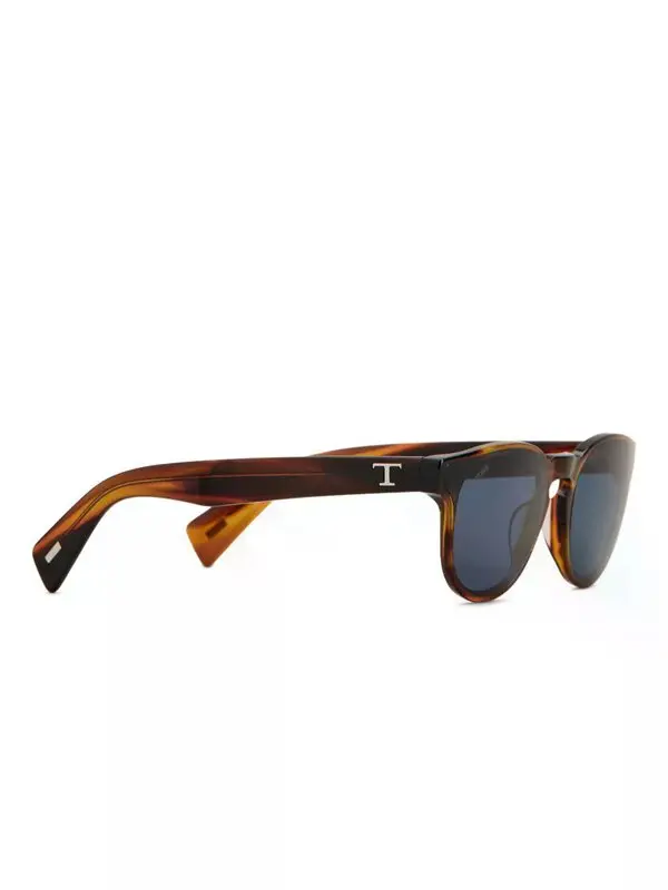 TOD'S Logo Round-frame Sunglasses