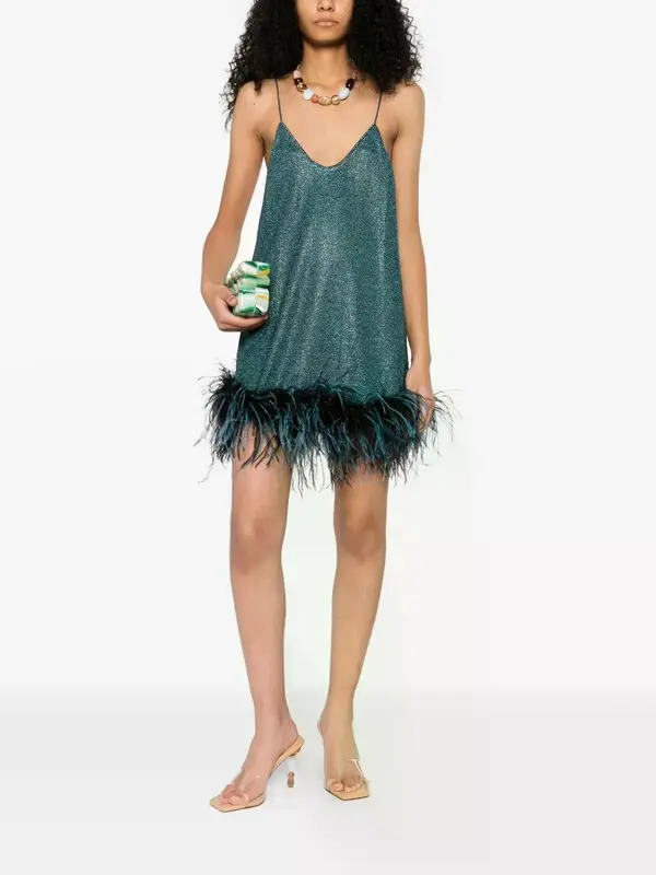 Oseree V-neck Mini Dress