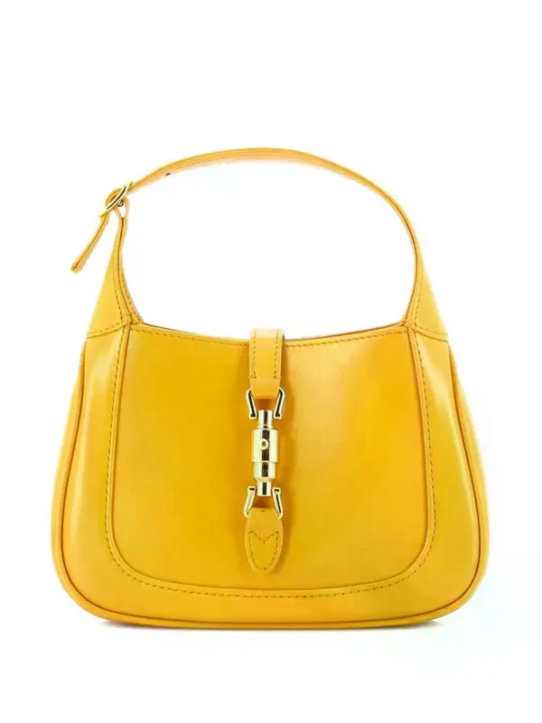 Gucci Jackie 1961 Leather Mini Hobo Bag - Yellow